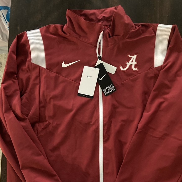 Nike | Jackets & Coats | Nike Alabama Crimson Tide On Field Jacket ...